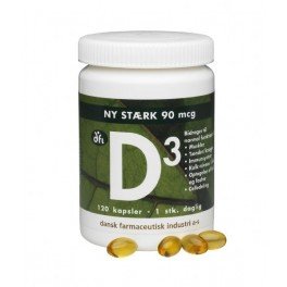 D3-Vitamin 90 mcg | Stærk D-vitamin | DFI D-vitamin