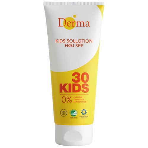 Derma Kids Sollotion SpF 30 | Derma Kids Sollotion faktor 30 | Plejeshoppen