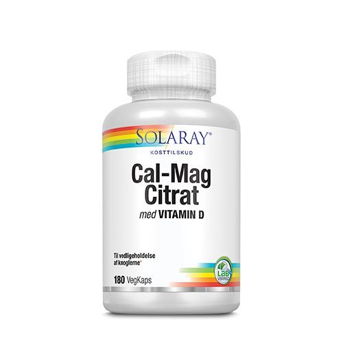 Solaray Calcium Magnesium Citrat | Solaray Calcium med d-vitmain ...