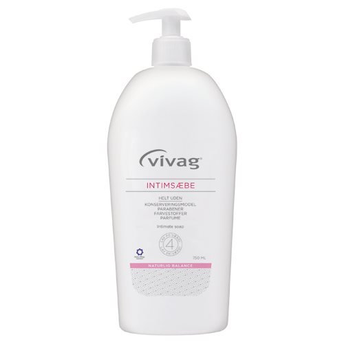 Vivag Intimsæbe m. pumpe 750 ml. | Vivag intimsæbe | Plejeshoppen