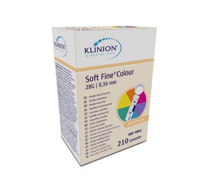 Klinion Soft Fine Lancetter, Steril, 28G | Klinion Lancetter