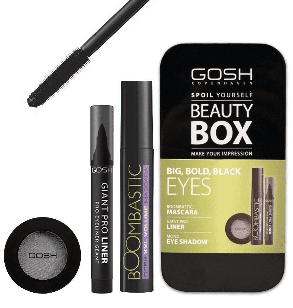 GOSH BIG, BOLD AND BLACK EYES Gift Box | Gosh | Plejeshoppen