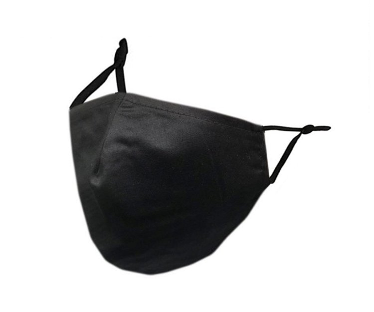 Sort vaskbart mundbind til filter | Plejeshoppen.dk